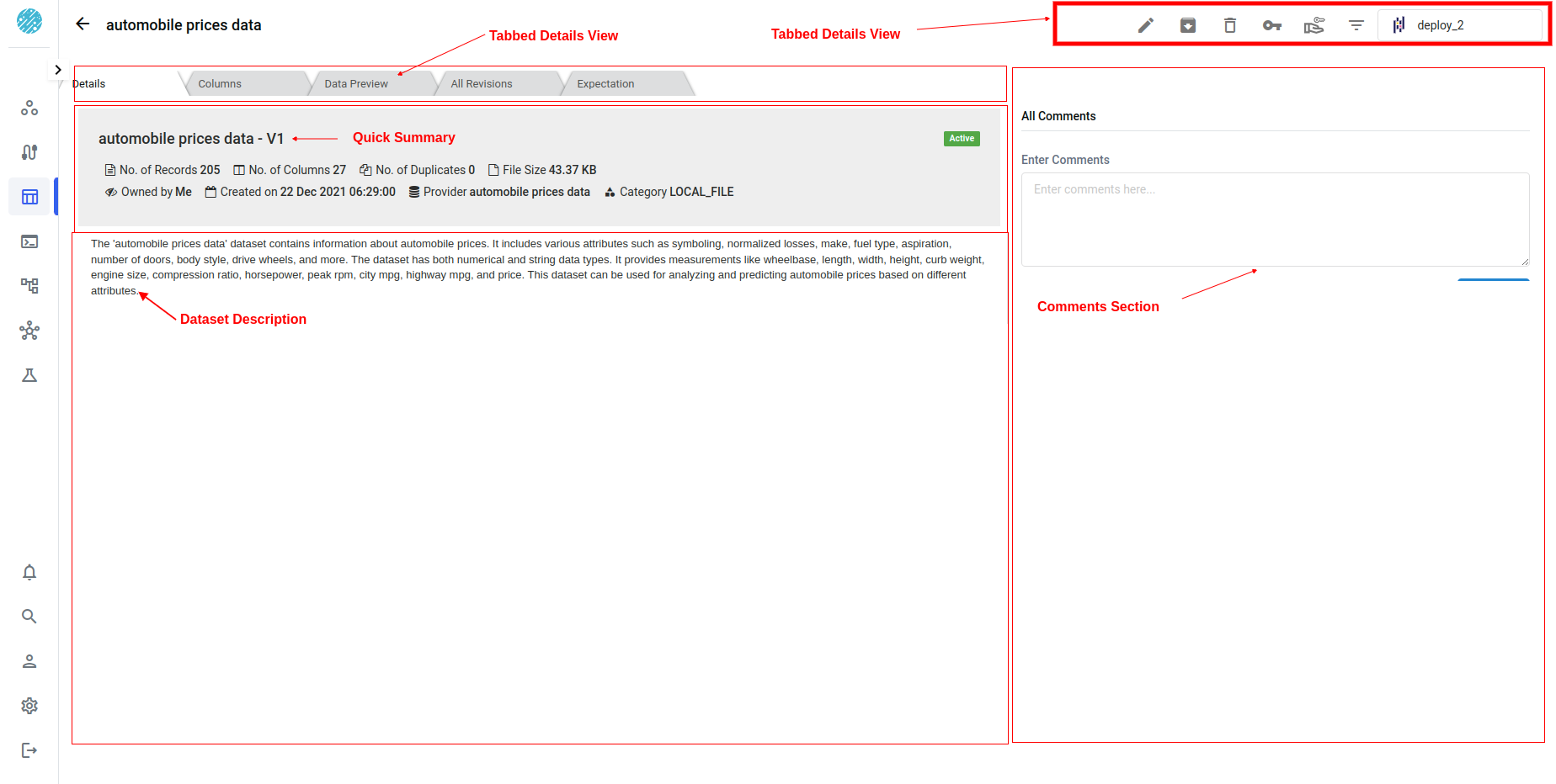 Exploring the dataset | Xceed Analytics Documentation