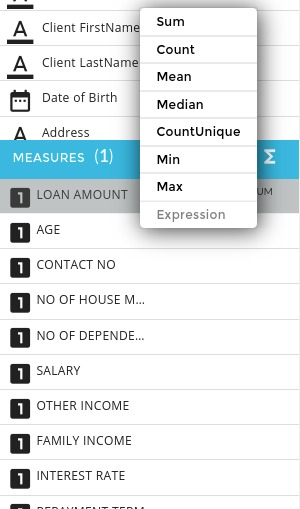 Table | Xceed Analytics Documentation
